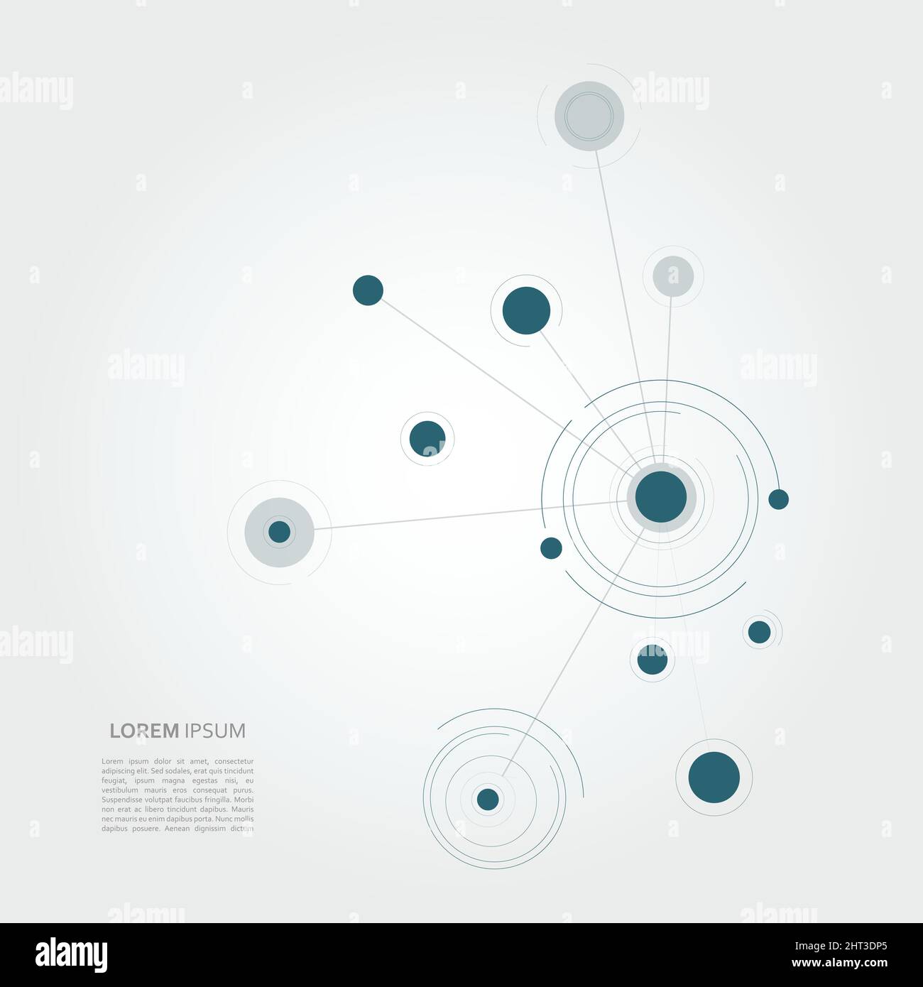 Connect circle background. Vector page template Stock Vector Image ...