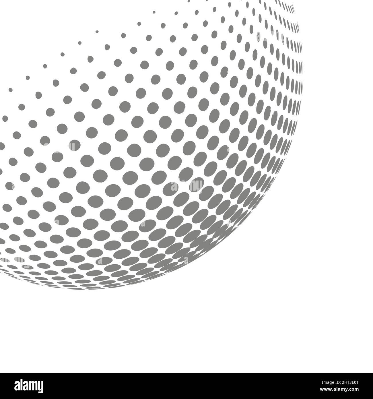 Vector halftone circle design Cut Out Stock Images & Pictures - Alamy