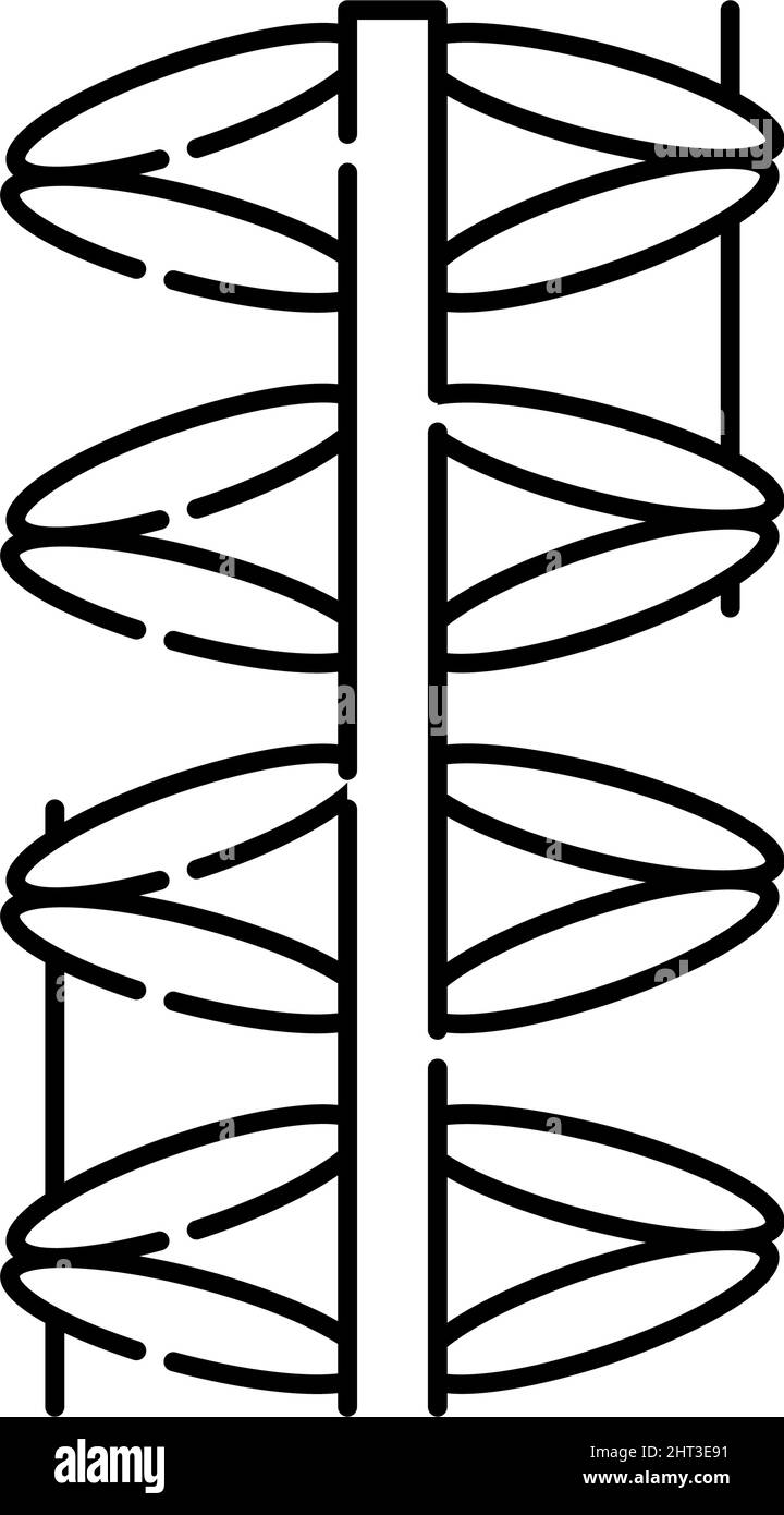 steel rebar line icon vector illustration Stock Vector Image & Art - Alamy