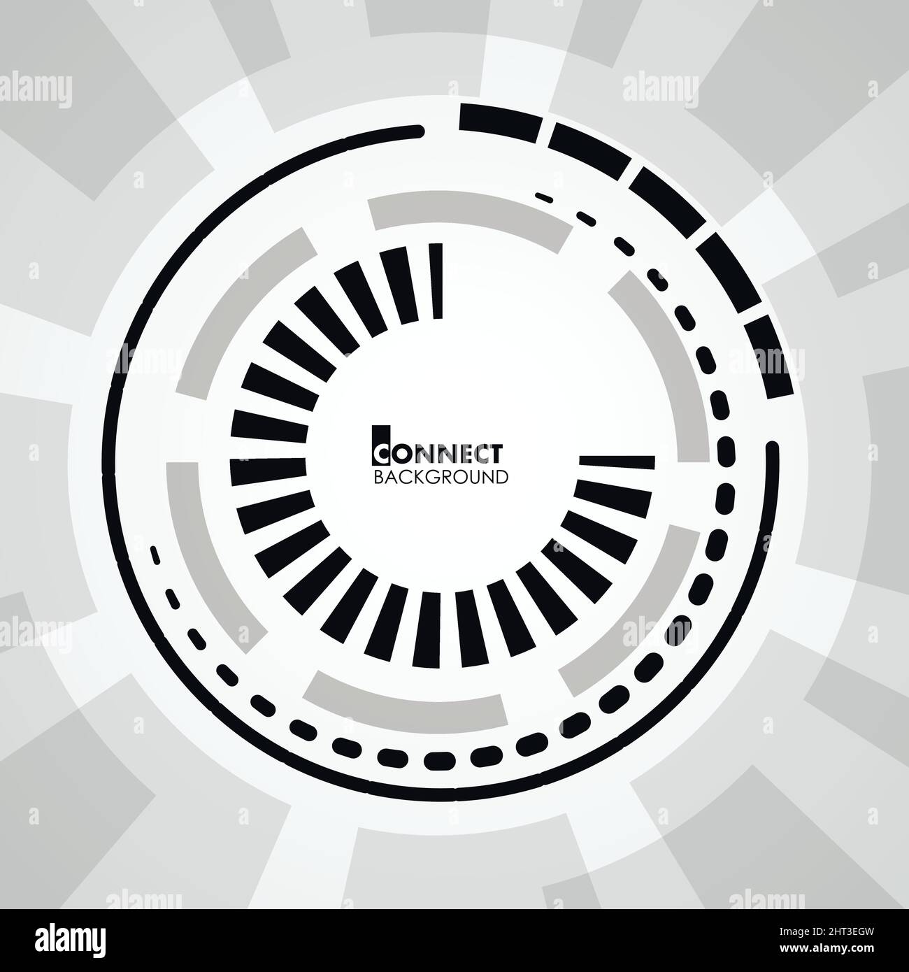Vector digital element futuristic. Technology circle design connect ...