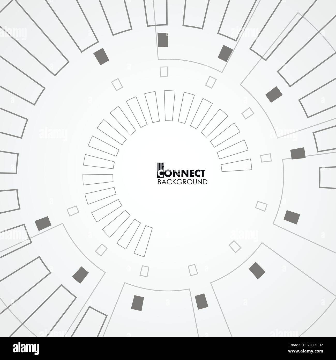 Technology circle design. Modern shapes template. Vector connect lines ...