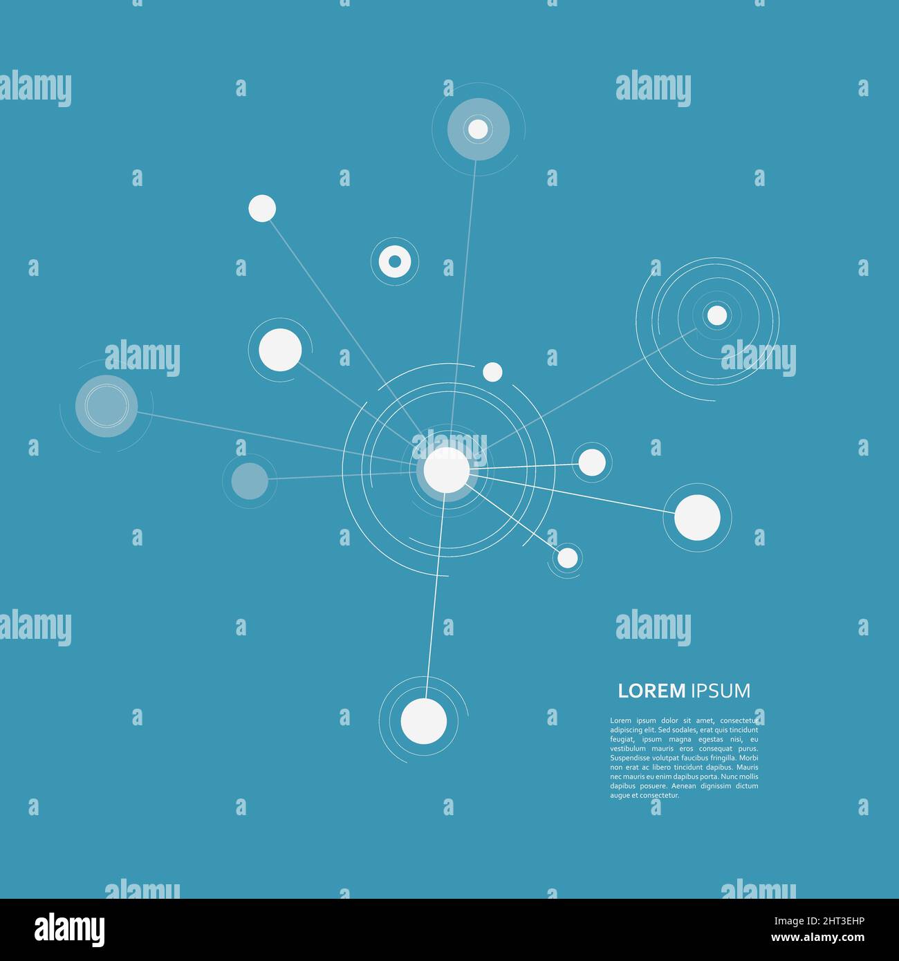 Connect circle background. Vector page template Stock Vector Image & Art - Alamy