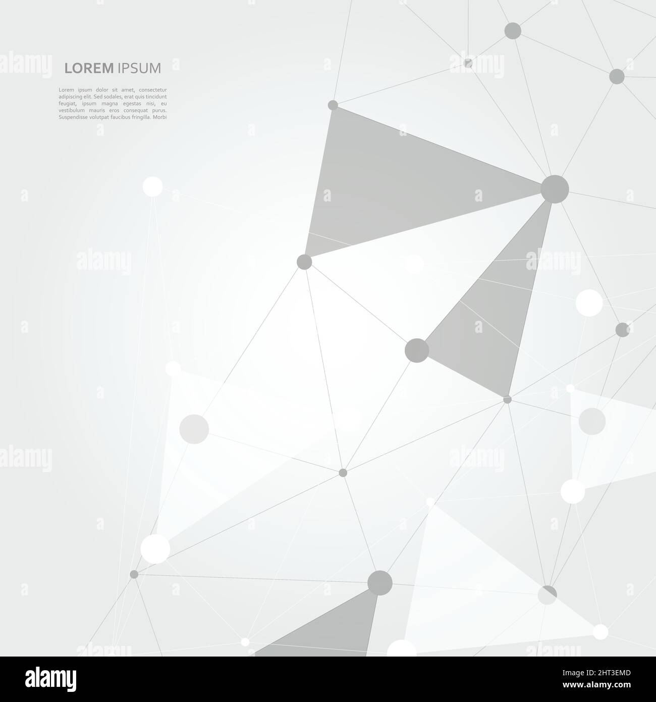 Abstract connection structure. Vector science background. Triangles design Stock Vector Image ...