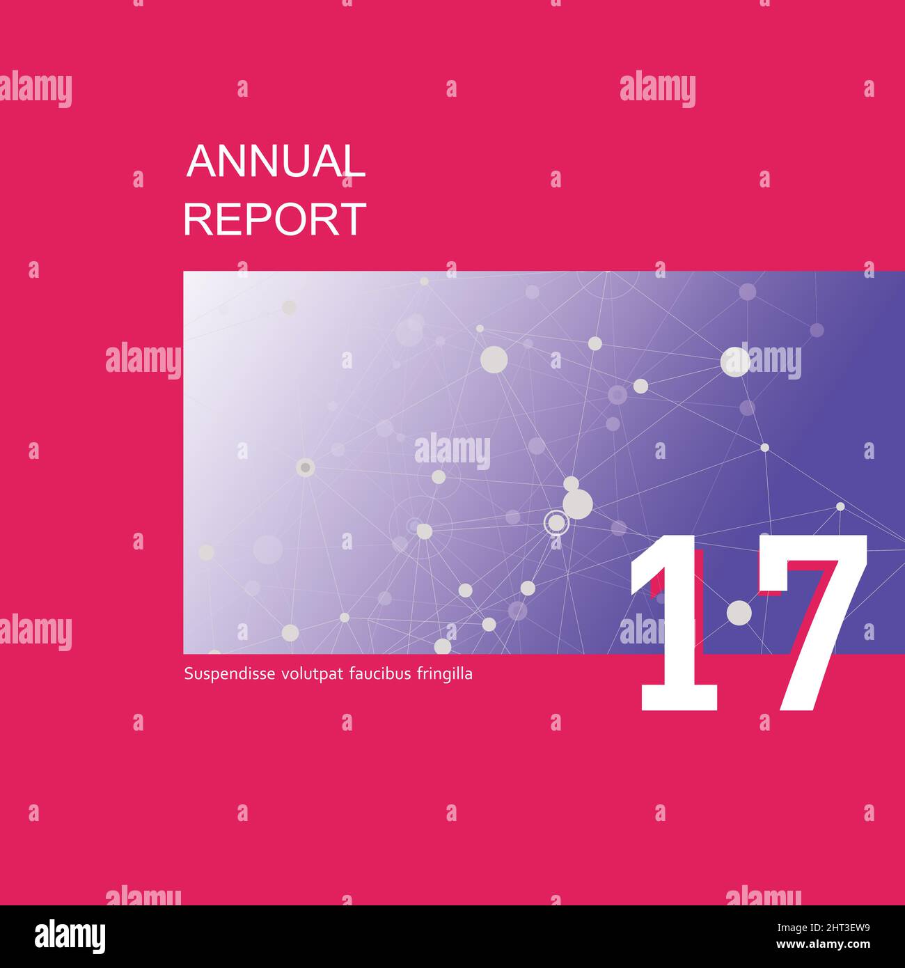 Science brochure design template. Vector molecular structure with ...