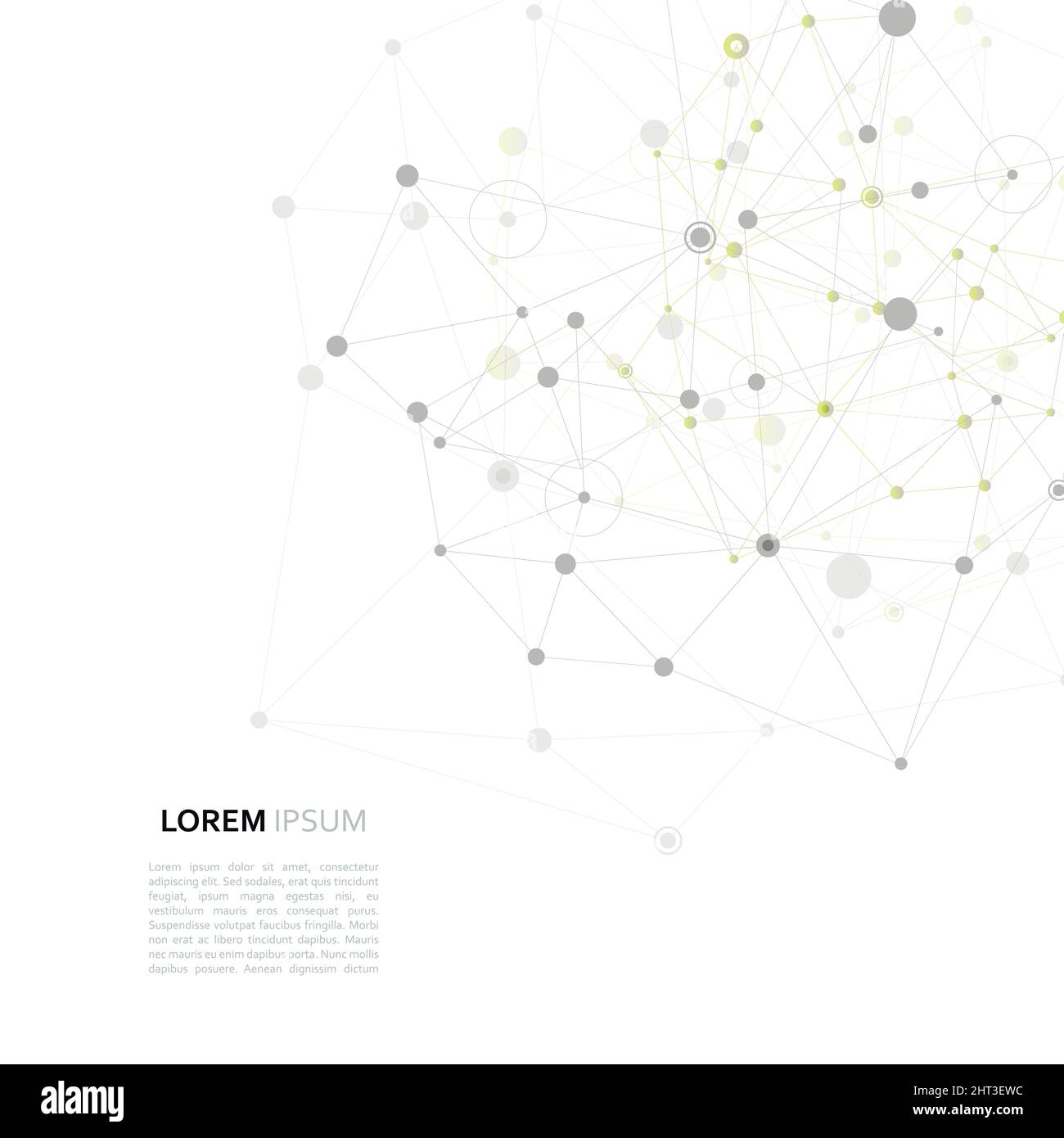 Modern vector design with elements of molecular bonds Stock Vector ...