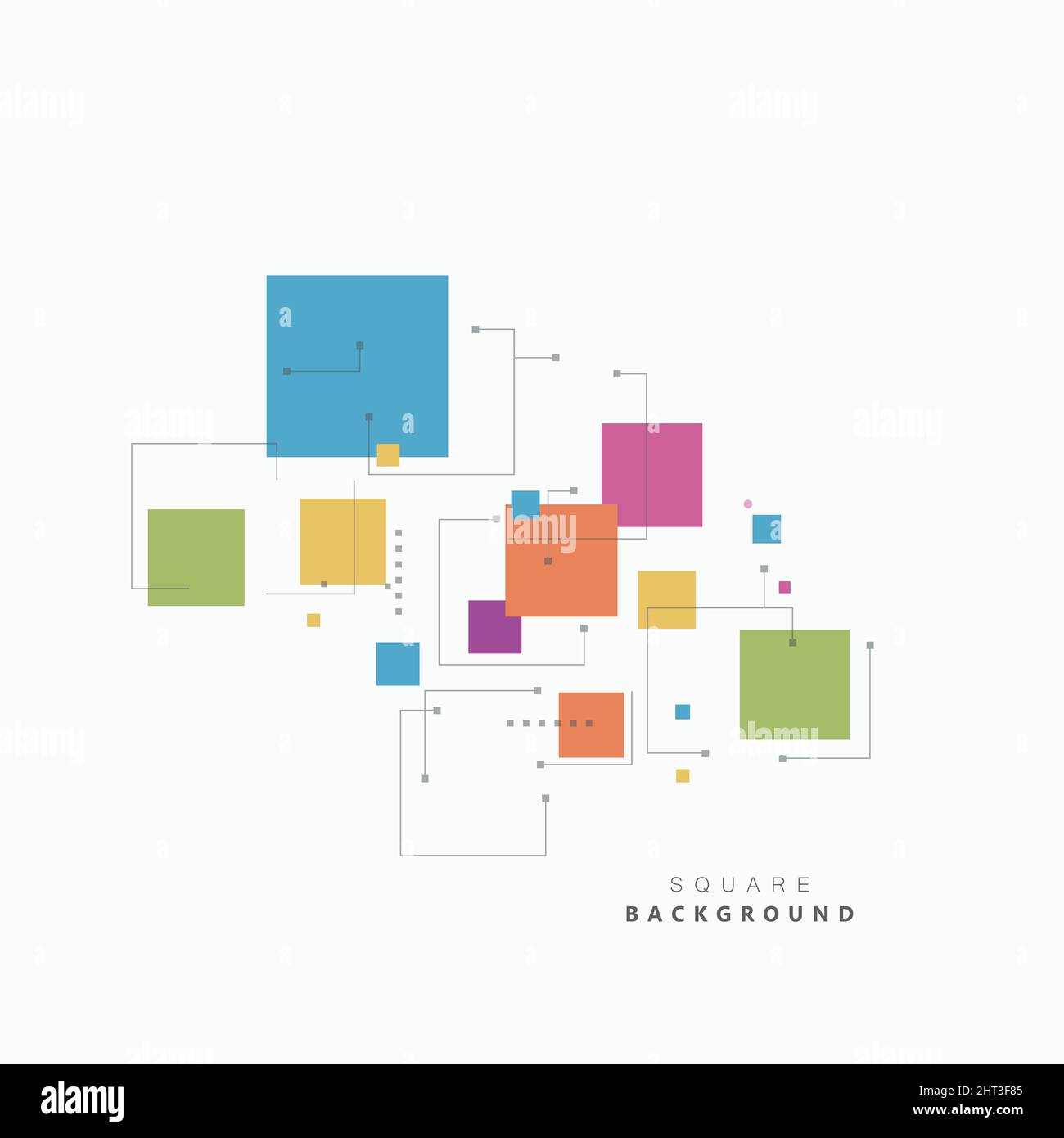 Square different topical colors. Beautiful vector design Stock Vector ...