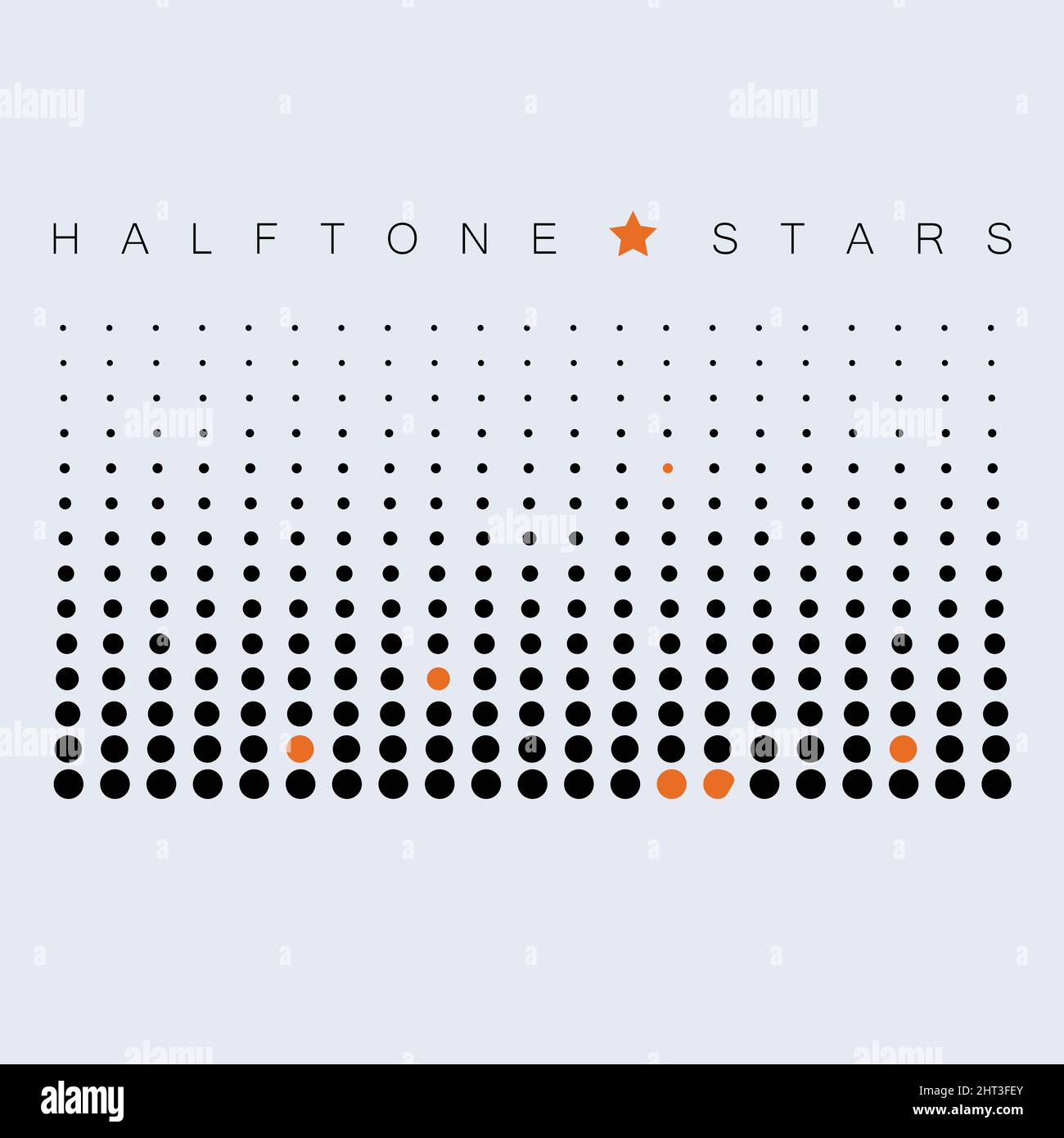 Set of Abstract Halftone Design Elements. Vector illustration Stock ...