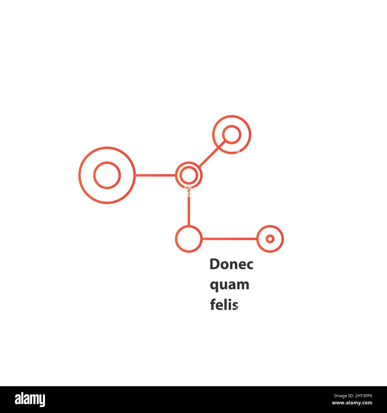 Network connection minimal design line and dot Stock Vector Image & Art ...