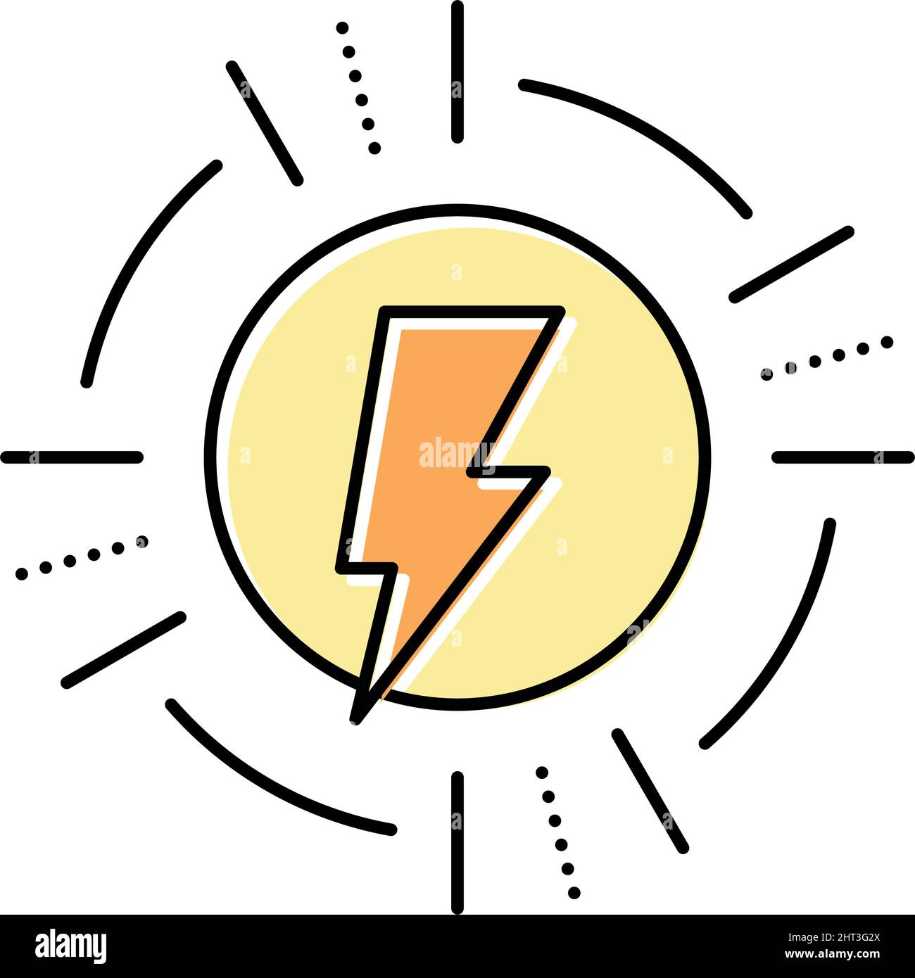 lightning energy saving logo color icon vector illustration Stock ...
