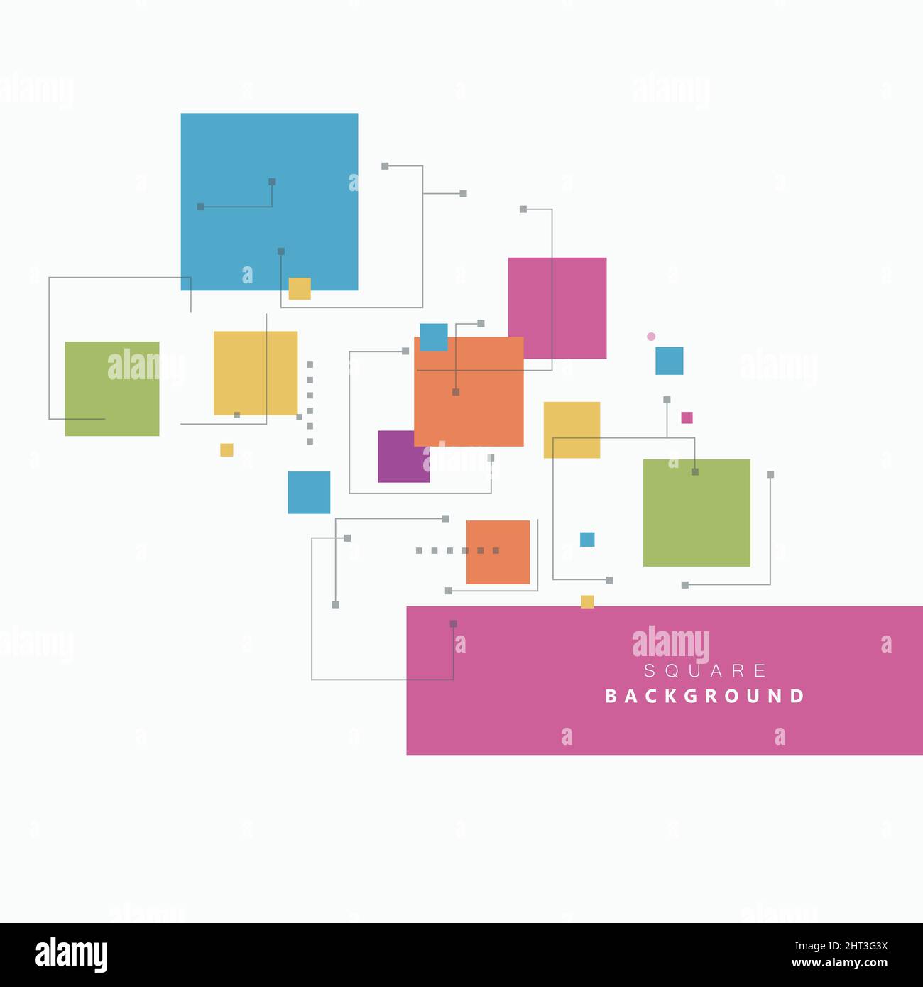 Square different topical colors. Beautiful vector design Stock Vector ...