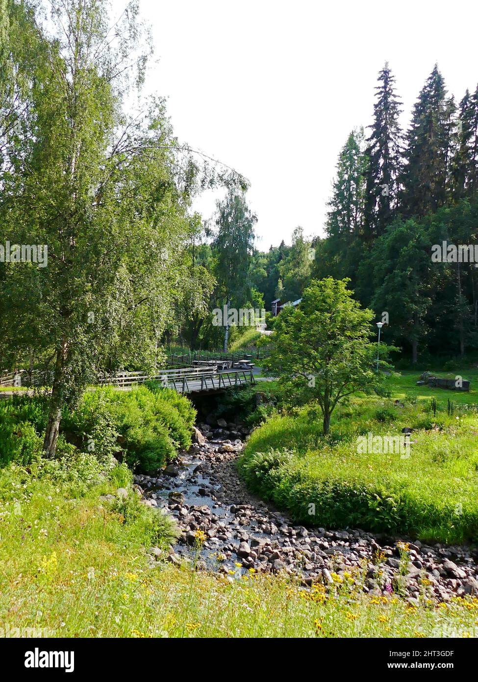 Birch bridge hi-res stock photography and images - Alamy