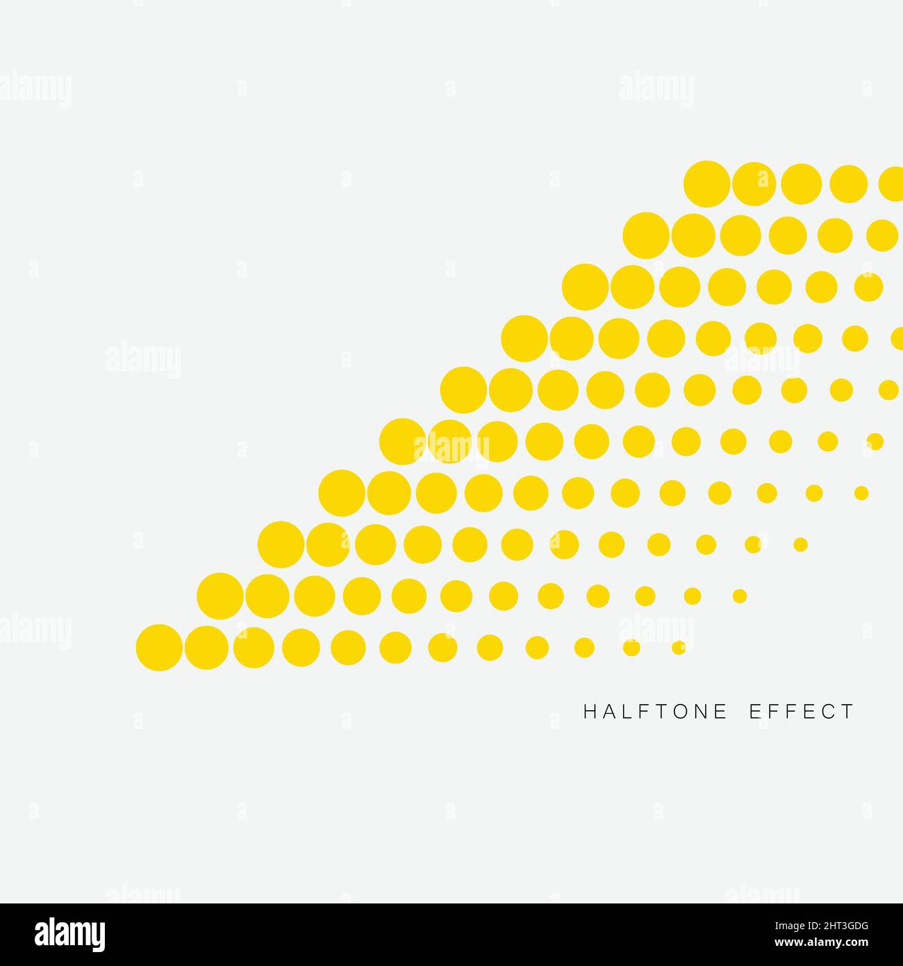 Set of Abstract Halftone Design Elements. Vector illustration Stock ...