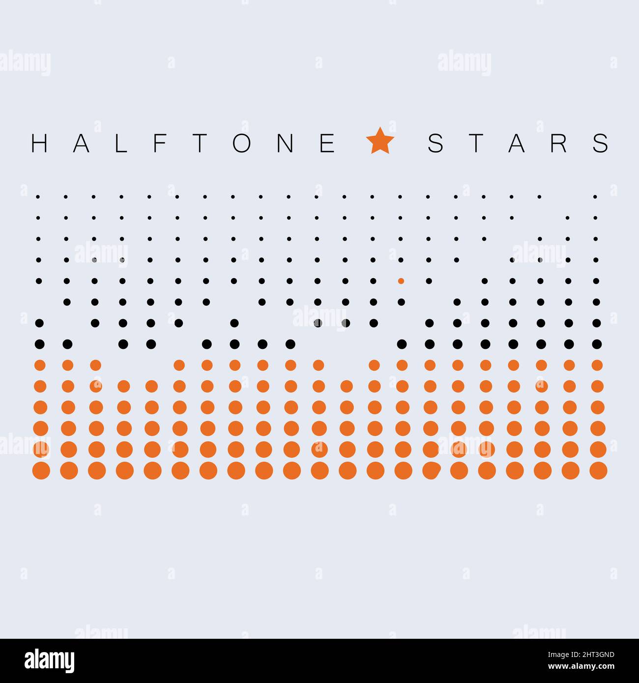 Set of Abstract Halftone Design Elements. Vector illustration Stock ...