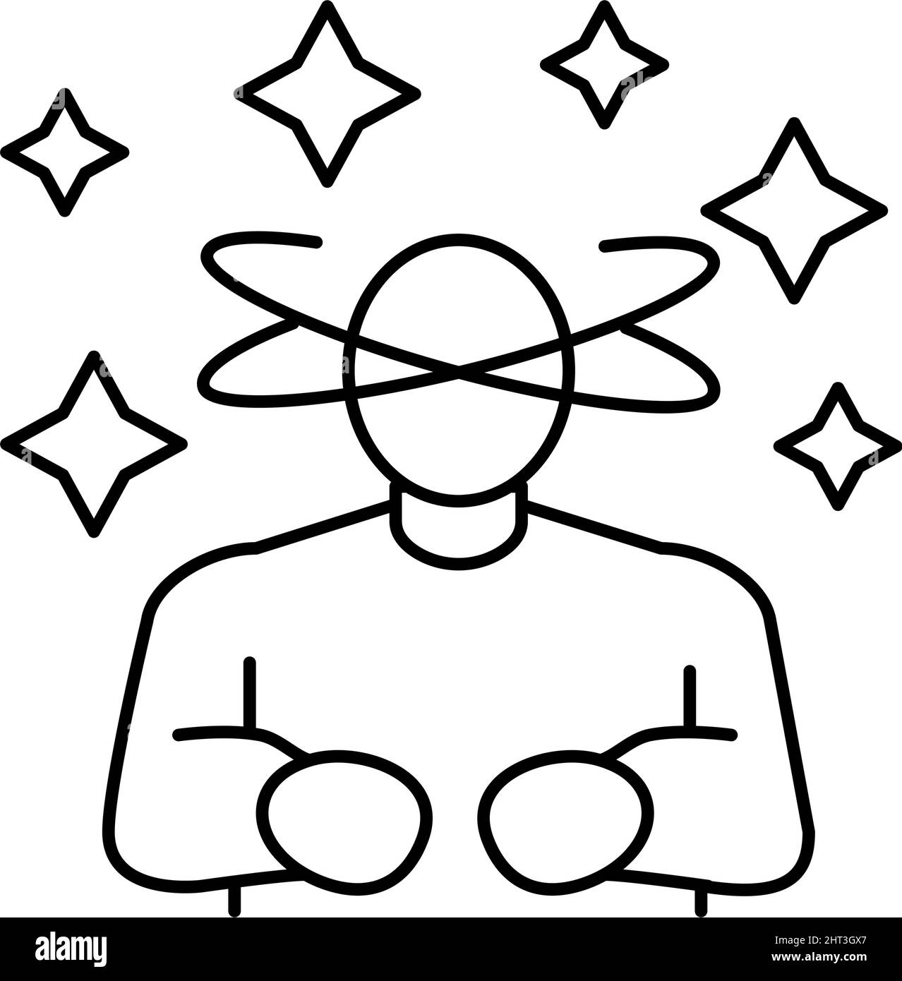 Light Headedness Clip Art