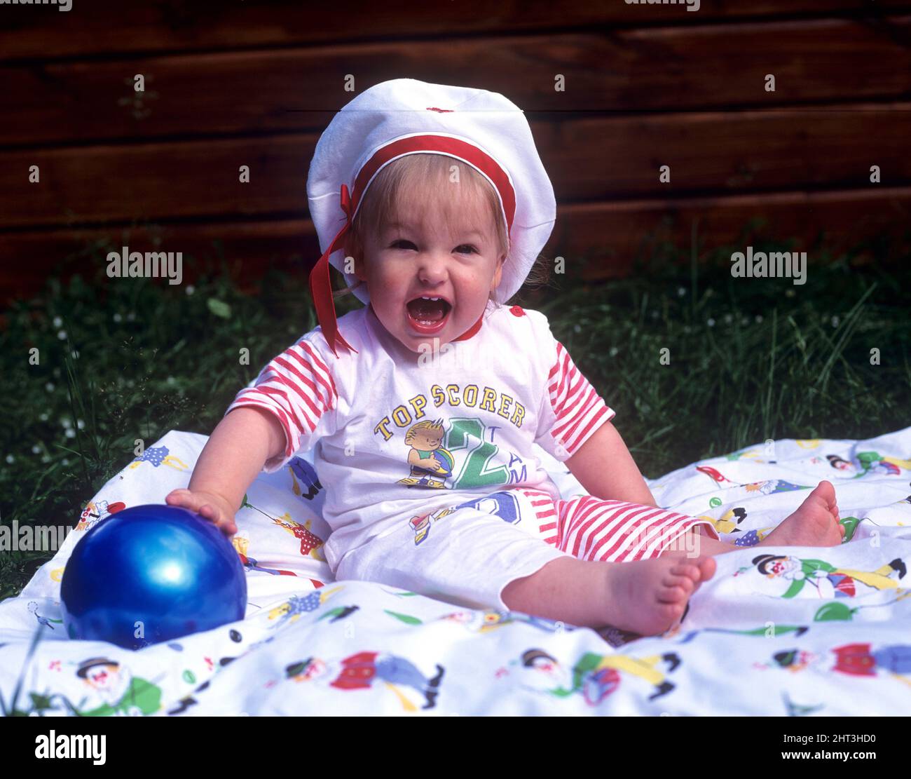 Child with a ball Stock Photo - Alamy