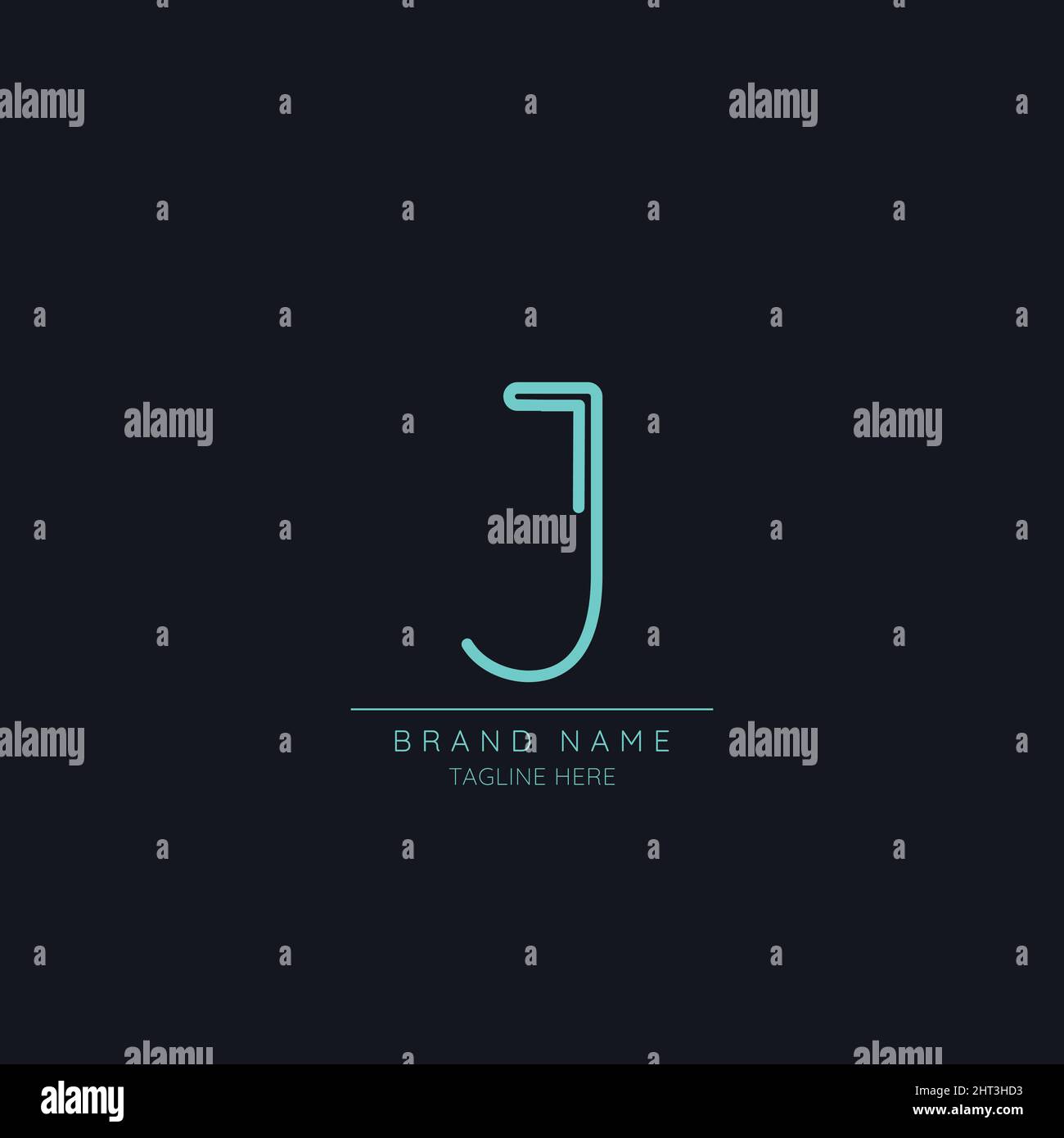 Premium initial letter J logo icon Stock Vector Image & Art - Alamy