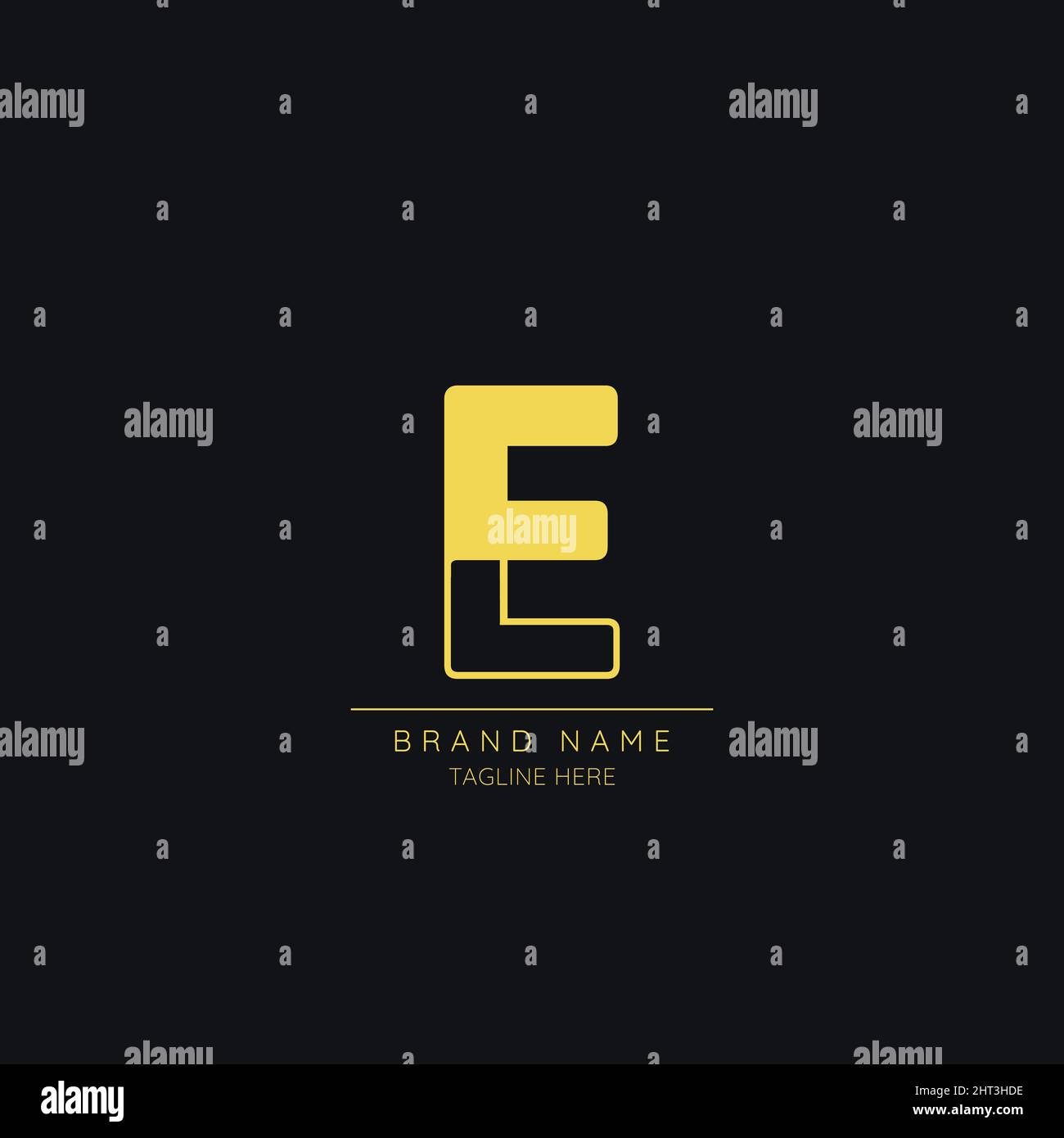 Creative initial letter E logo icon Stock Vector Image & Art - Alamy