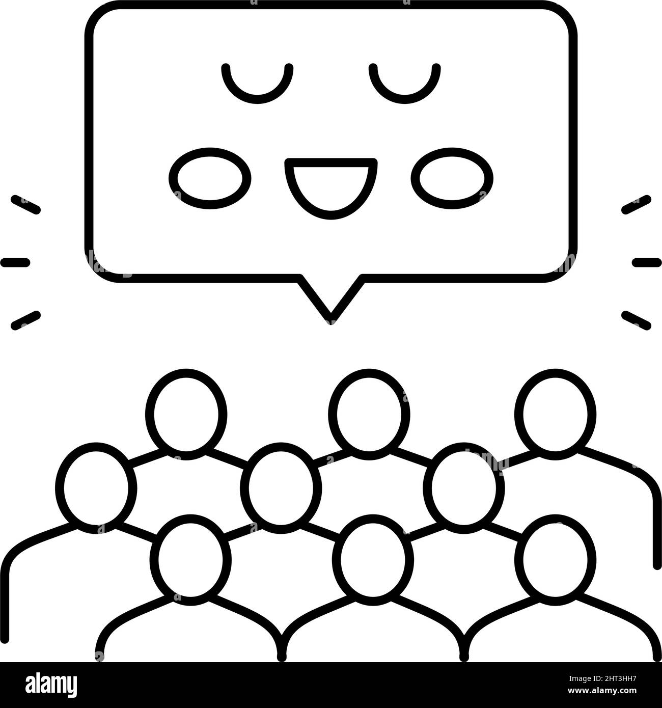 group activities and events in children library line icon vector ...