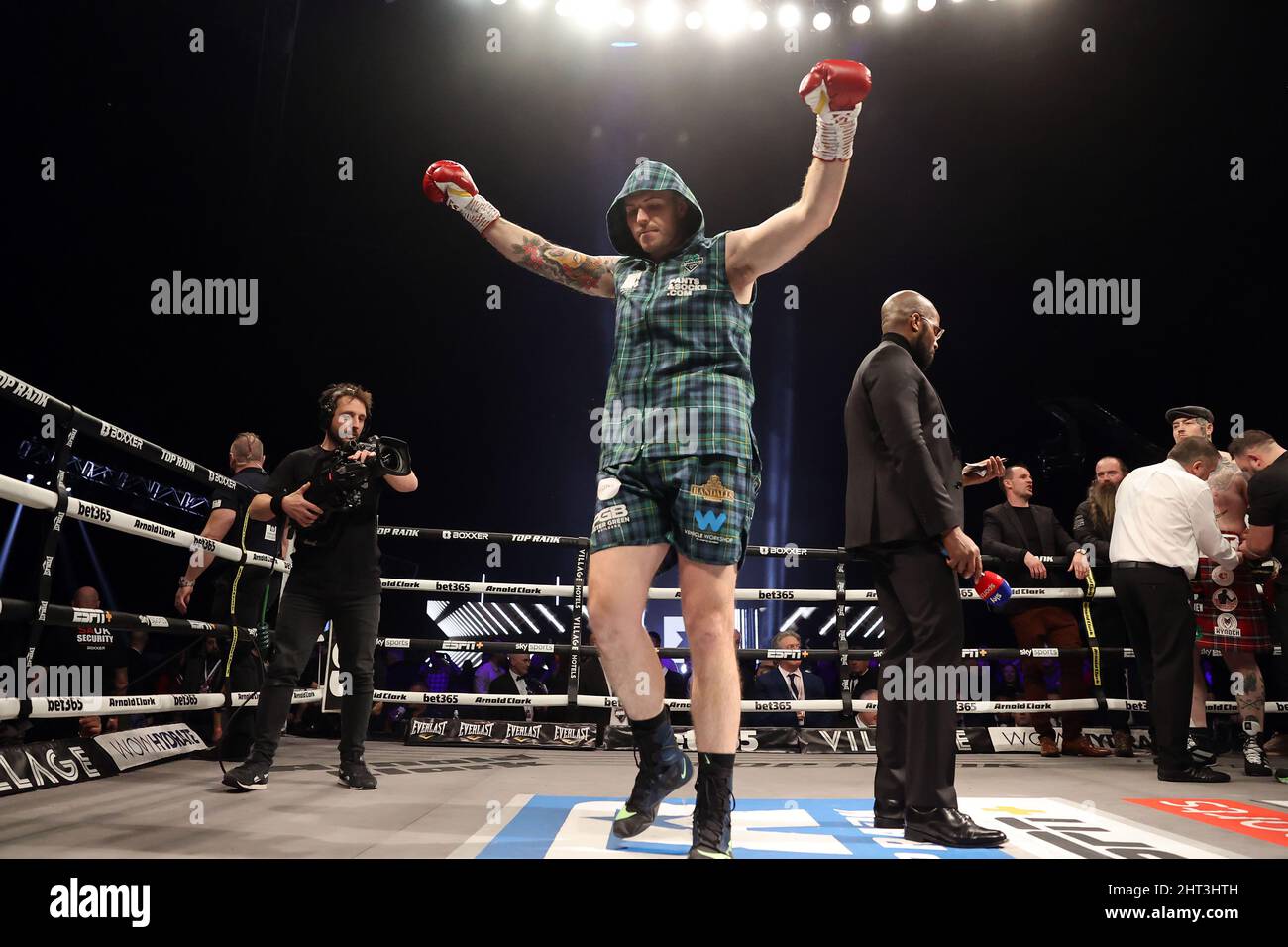 Nick Campbell before the Scottish Heavyweight bout against Jay ...