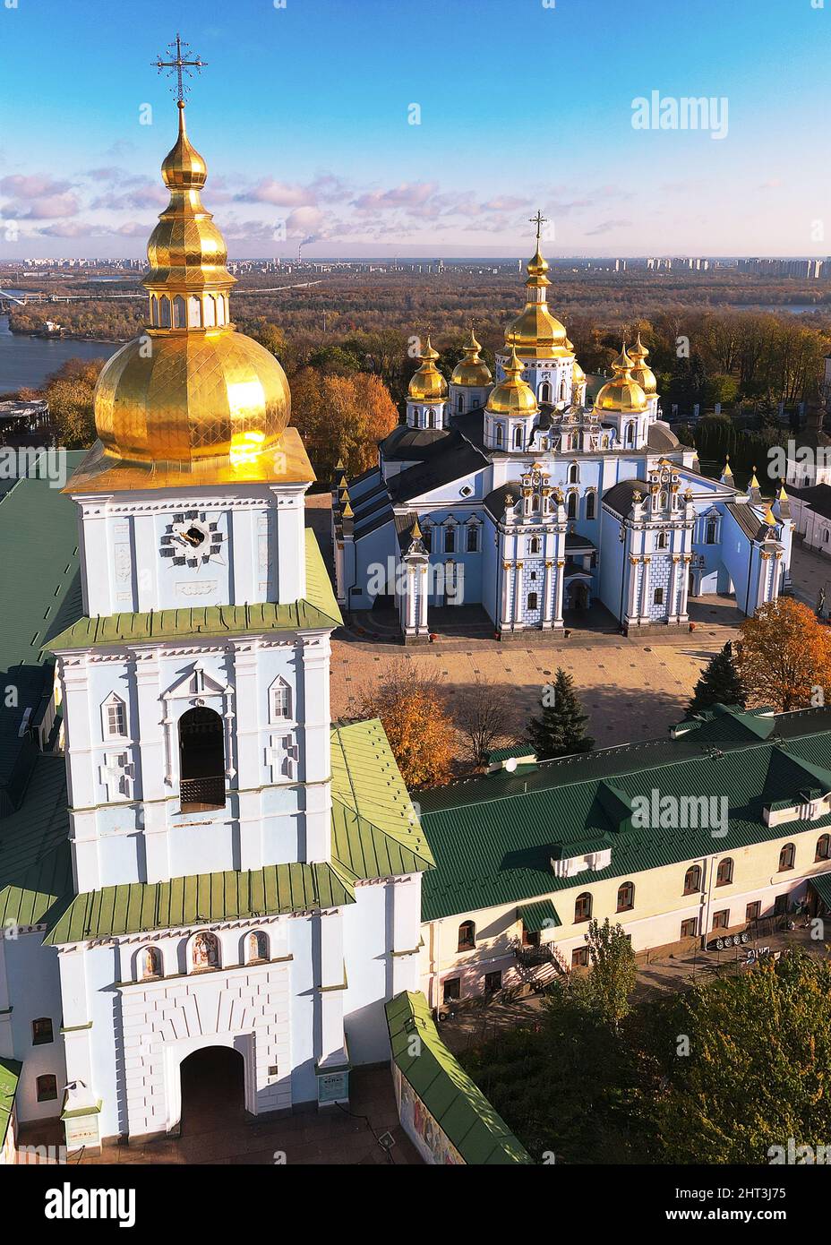 Vertical shot of St. Michael's Golden-Domed Monastery Stock Photo - Alamy