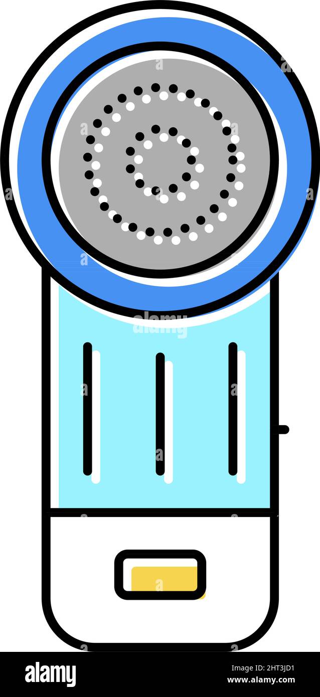 clothing cleaning electronic gadget color icon vector illustration ...