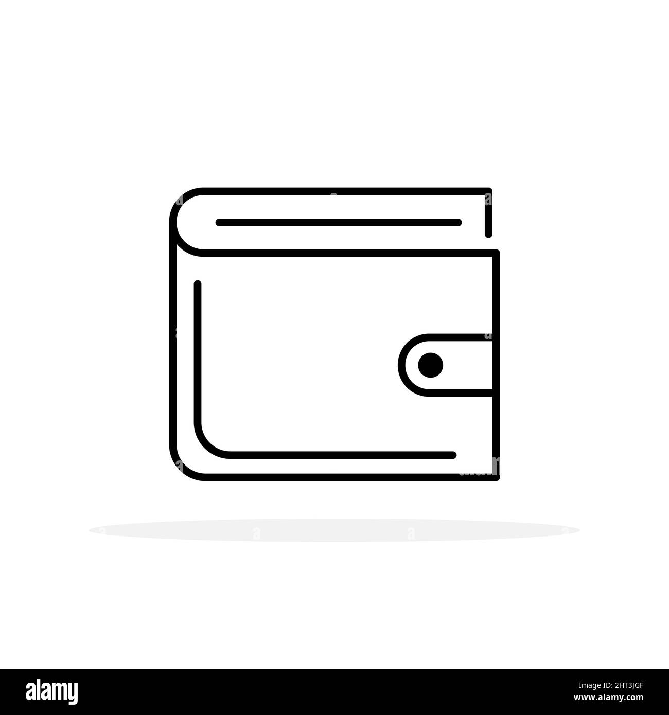 Purse icon. Linear purse sign. Vector illustration. Logo design element ...