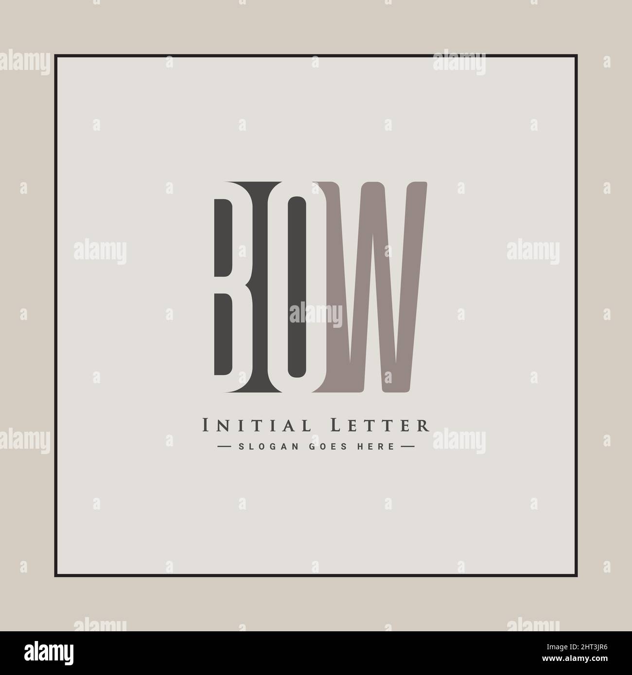 Bow minimalist logo Stock Vector Images - Alamy