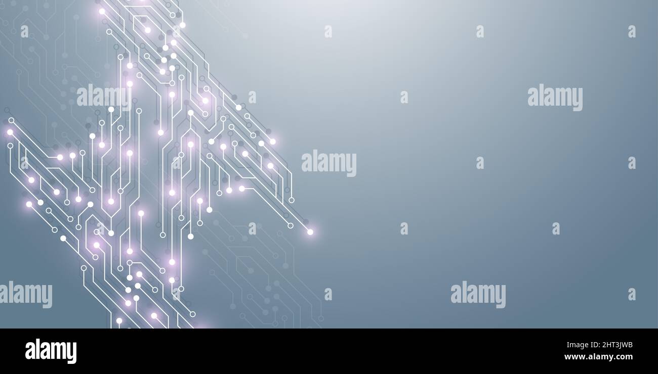 Computer motherboard background with circuit board electronic elements ...