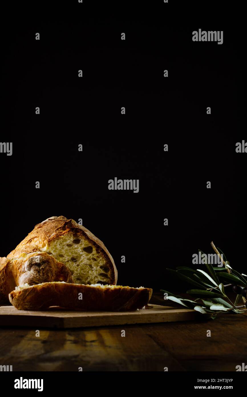 Beautiful shot of a fresh baked bread Stock Photo - Alamy