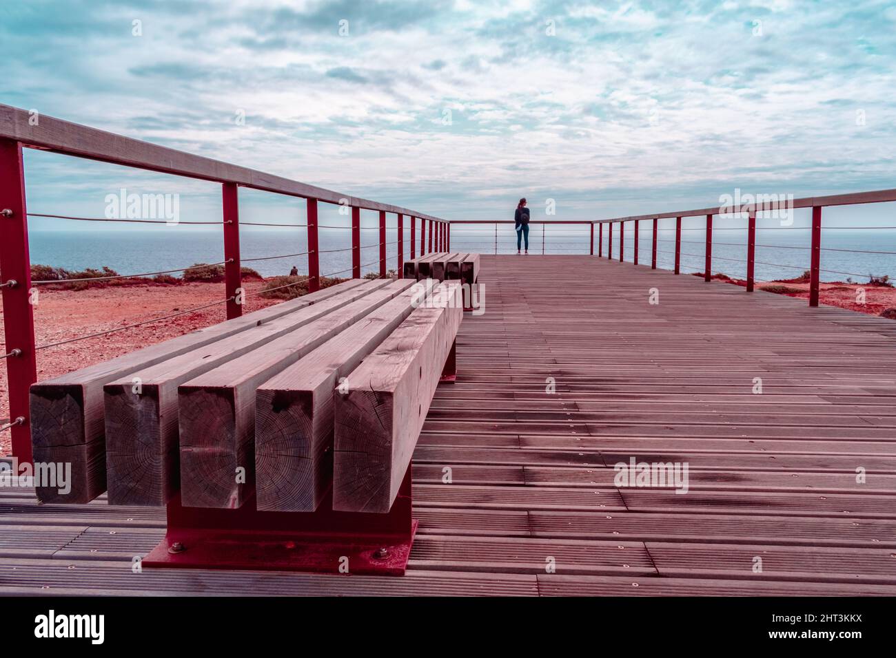 Closeup of a bridge on the beach Stock Photo - Alamy