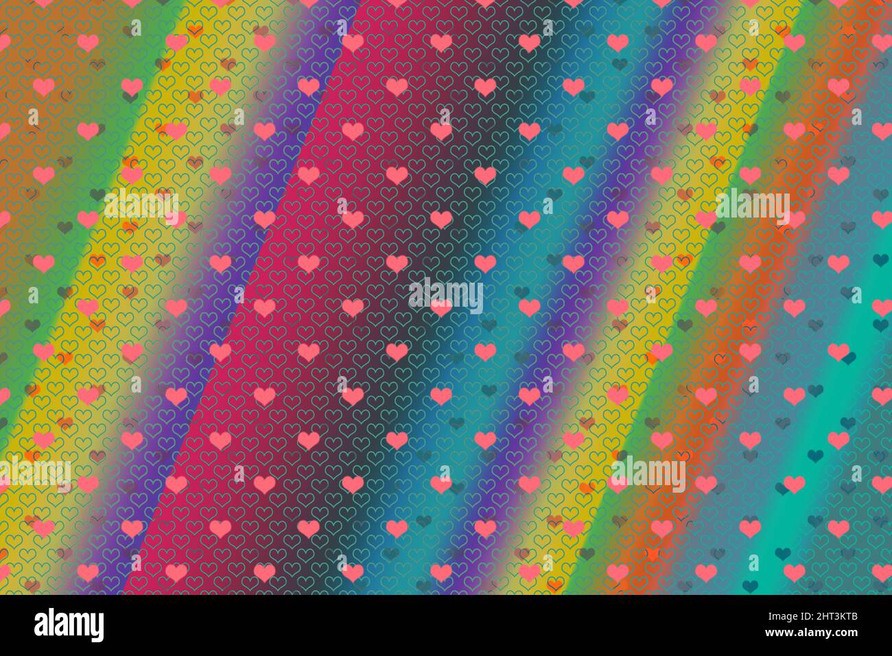 Illustration of wallpaper with colorful abstract pattern Stock Photo ...
