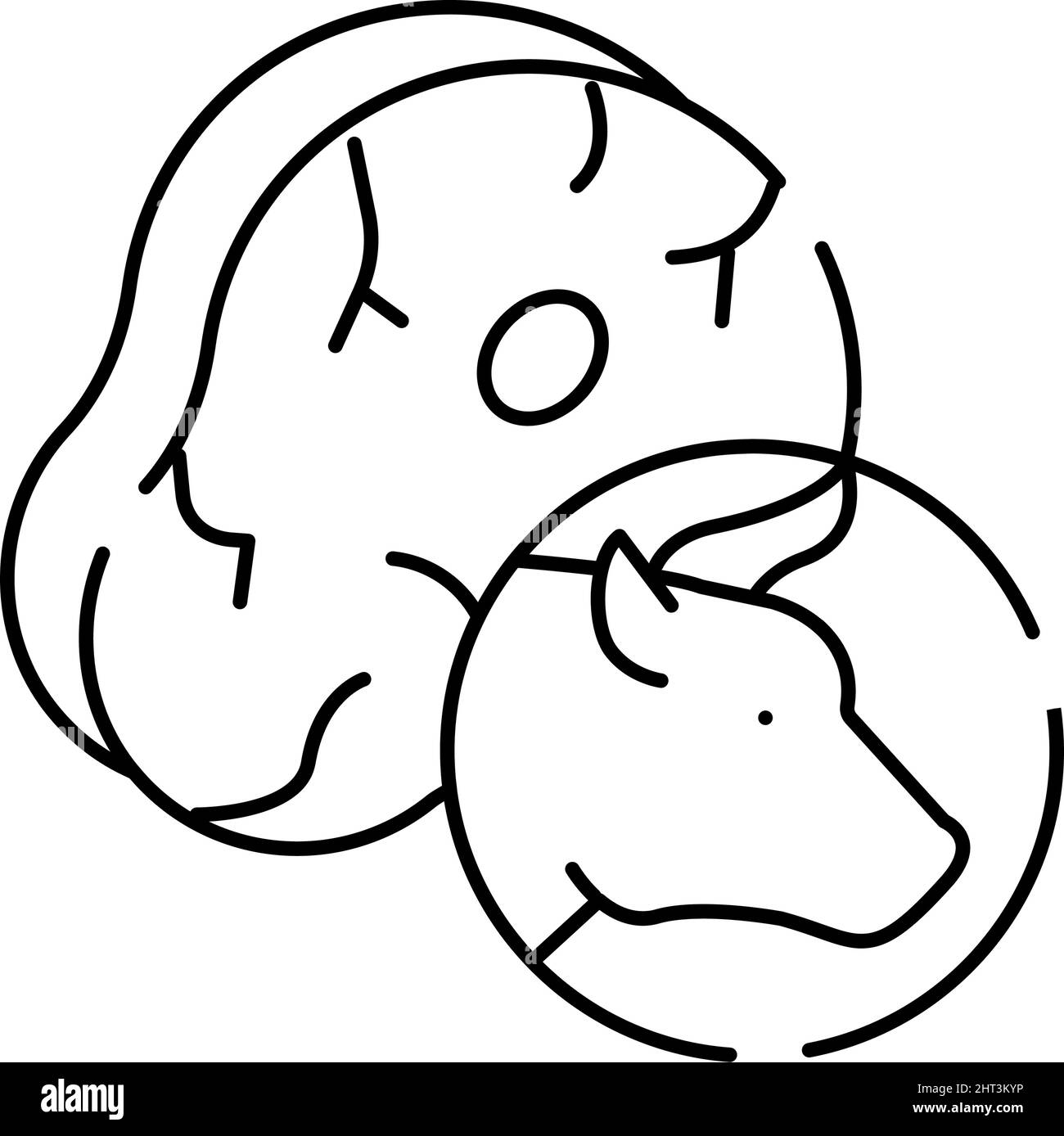 beef meat steak line icon vector illustration Stock Vector Image & Art ...