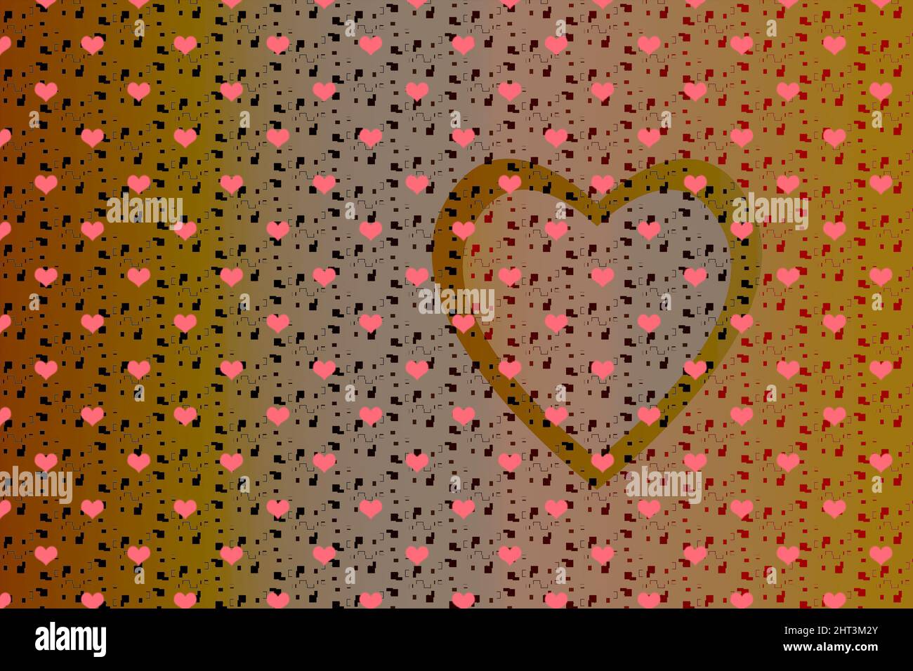 Illustration of wallpaper with colorful abstract pattern Stock Photo ...