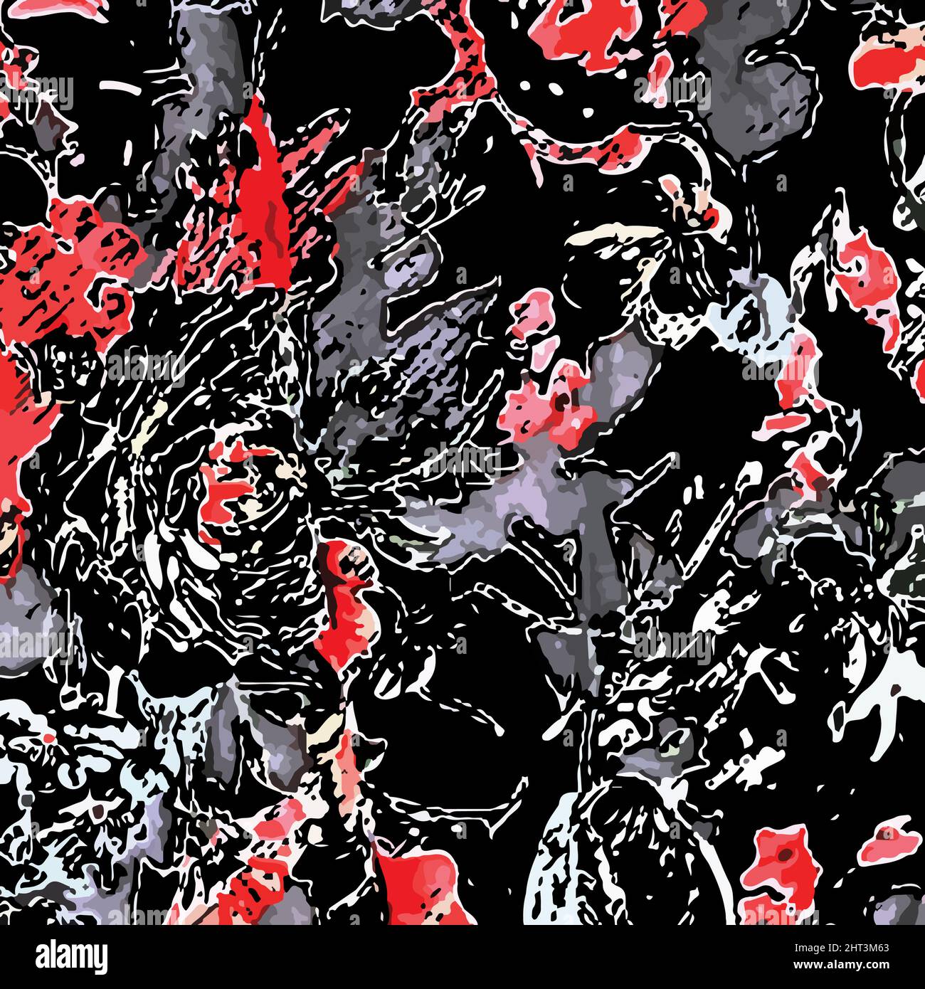 abstract dark red floral background, pattern for printing on fabric and ...