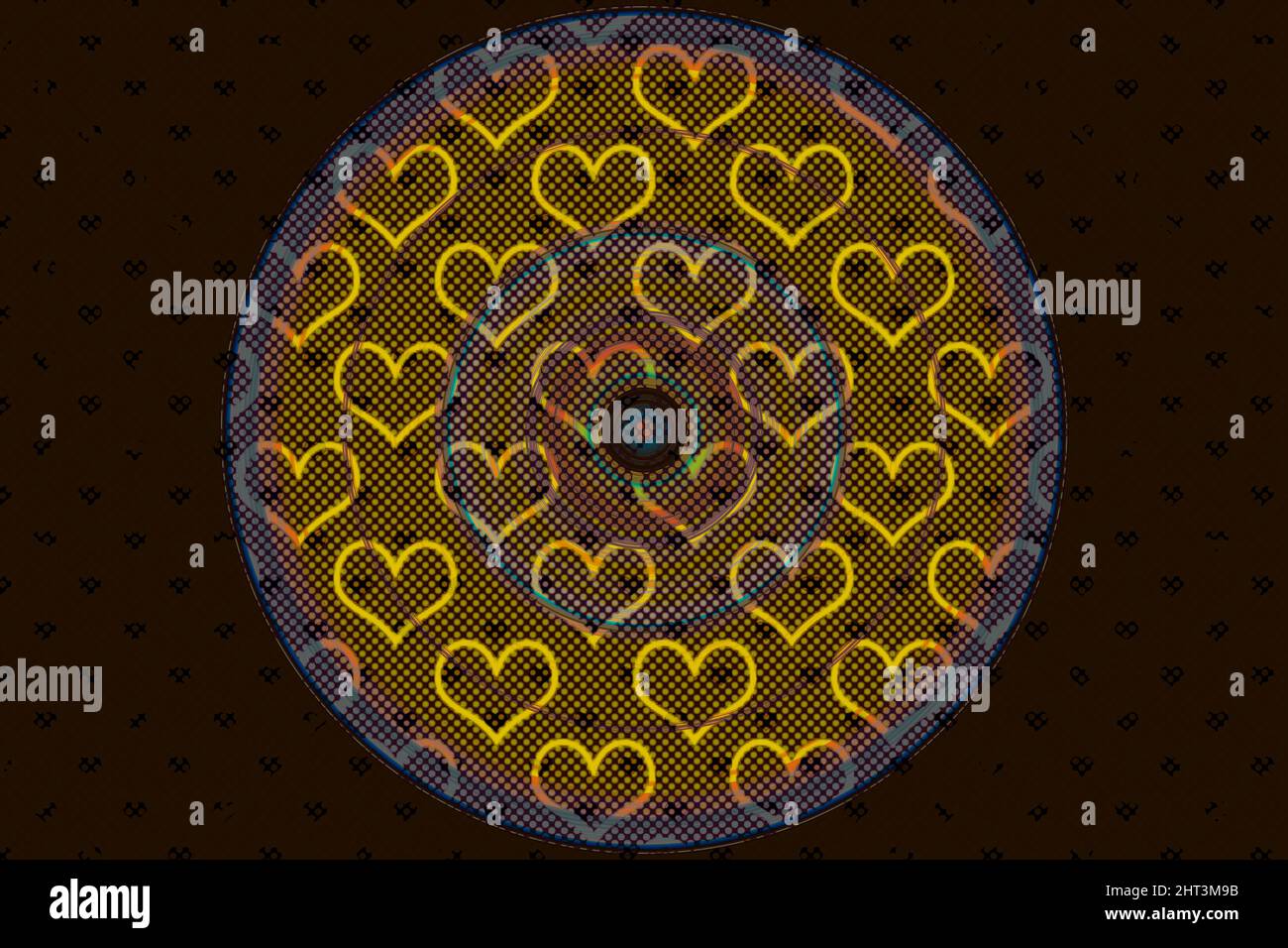 Illustration of wallpaper with colorful abstract pattern Stock Photo ...