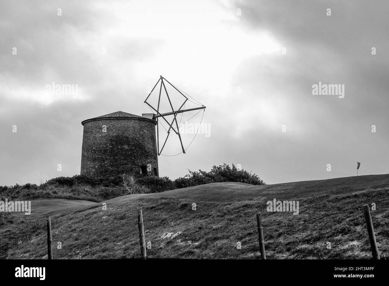 Mill field Black and White Stock Photos & Images - Alamy