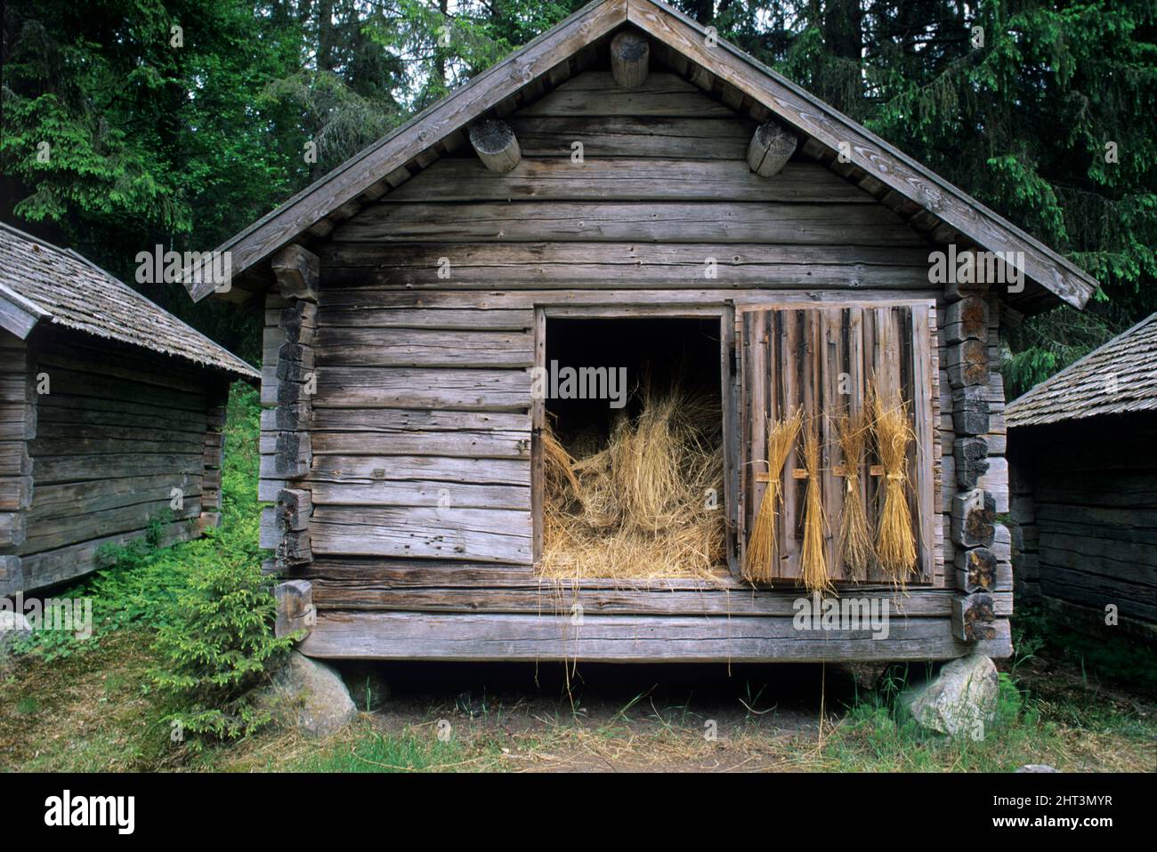 Barn with linen storage Stock Photo - Alamy