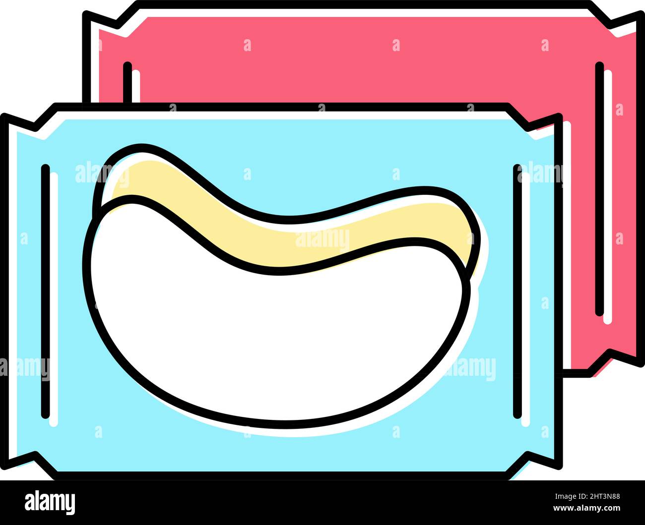 patches package color icon vector illustration Stock Vector Image & Art ...