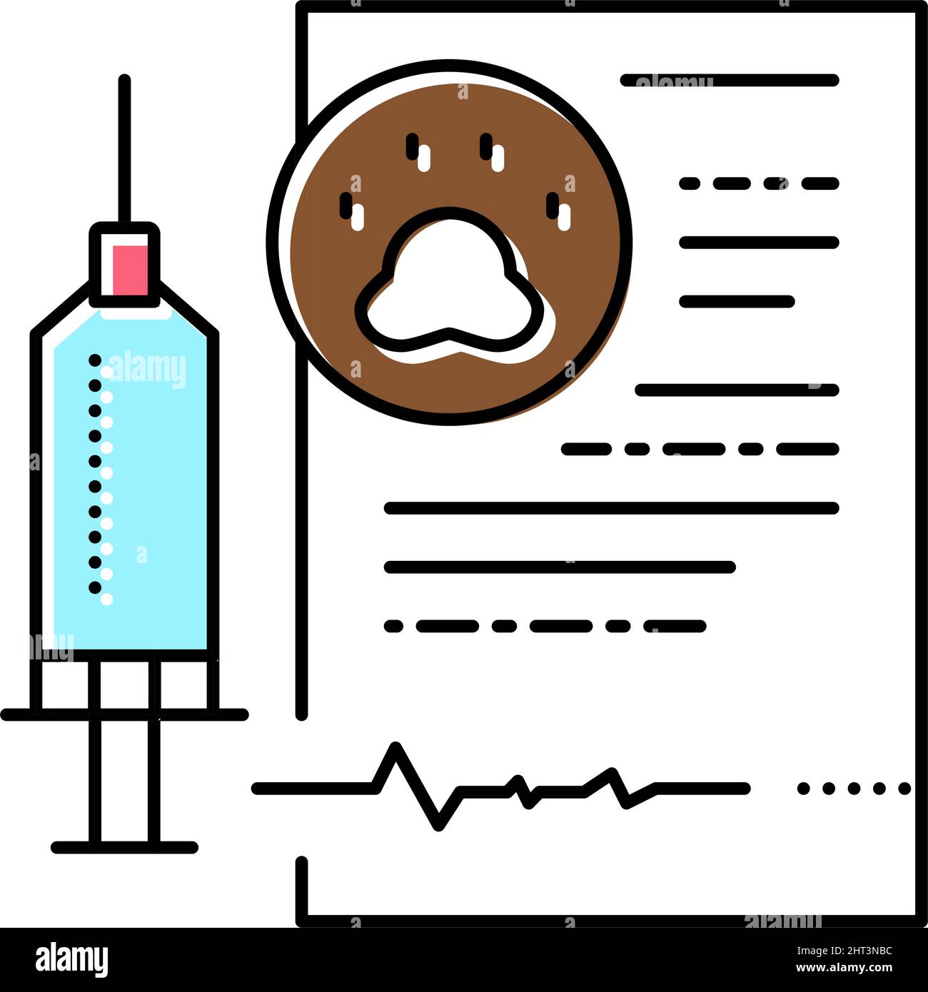 euthanasia domestic pet color icon vector illustration Stock Vector ...