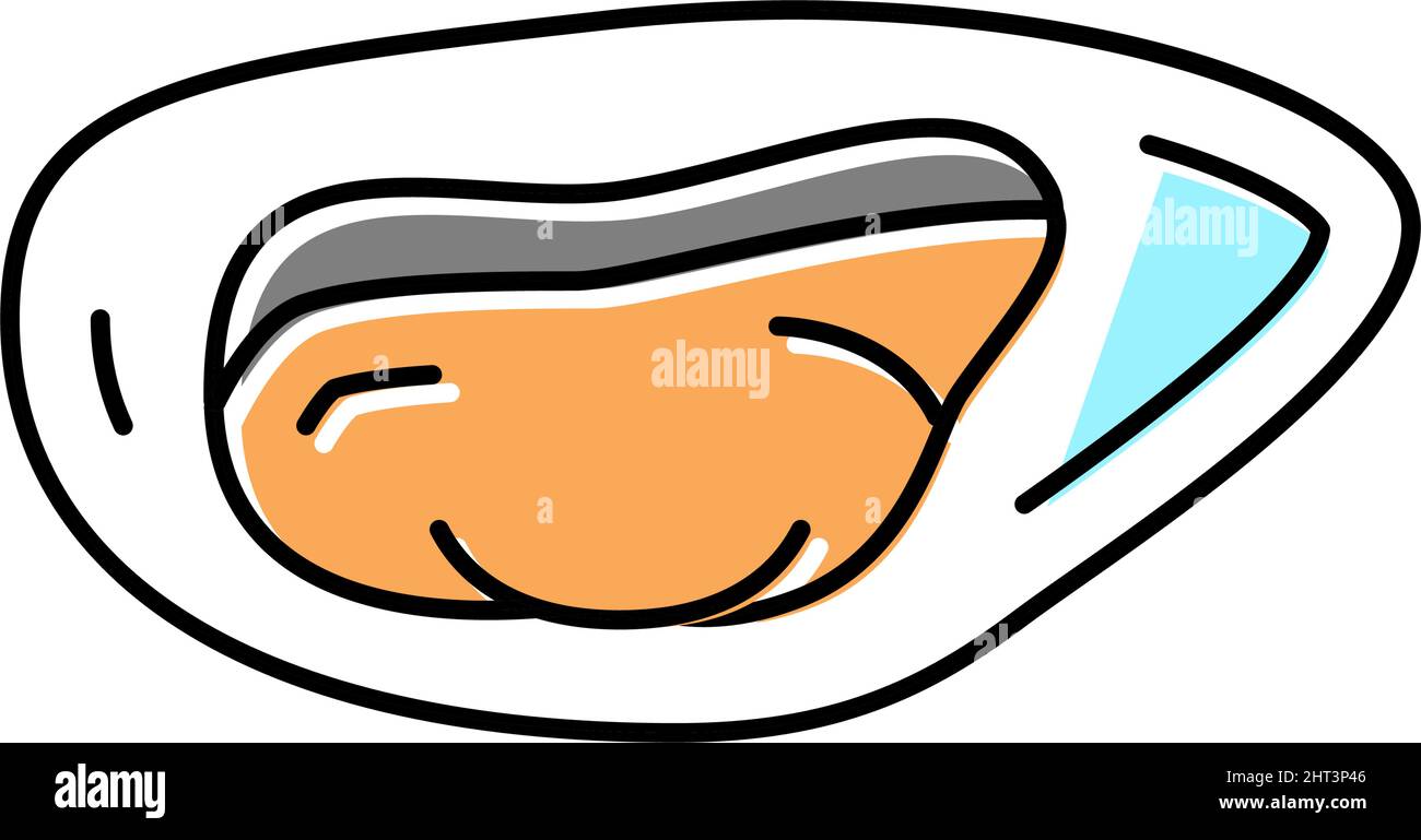 shellfish seafood color icon vector illustration Stock Vector Image ...