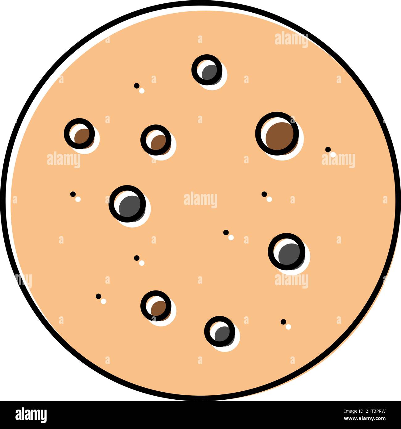 blackhead skin disease color icon vector illustration Stock Vector ...