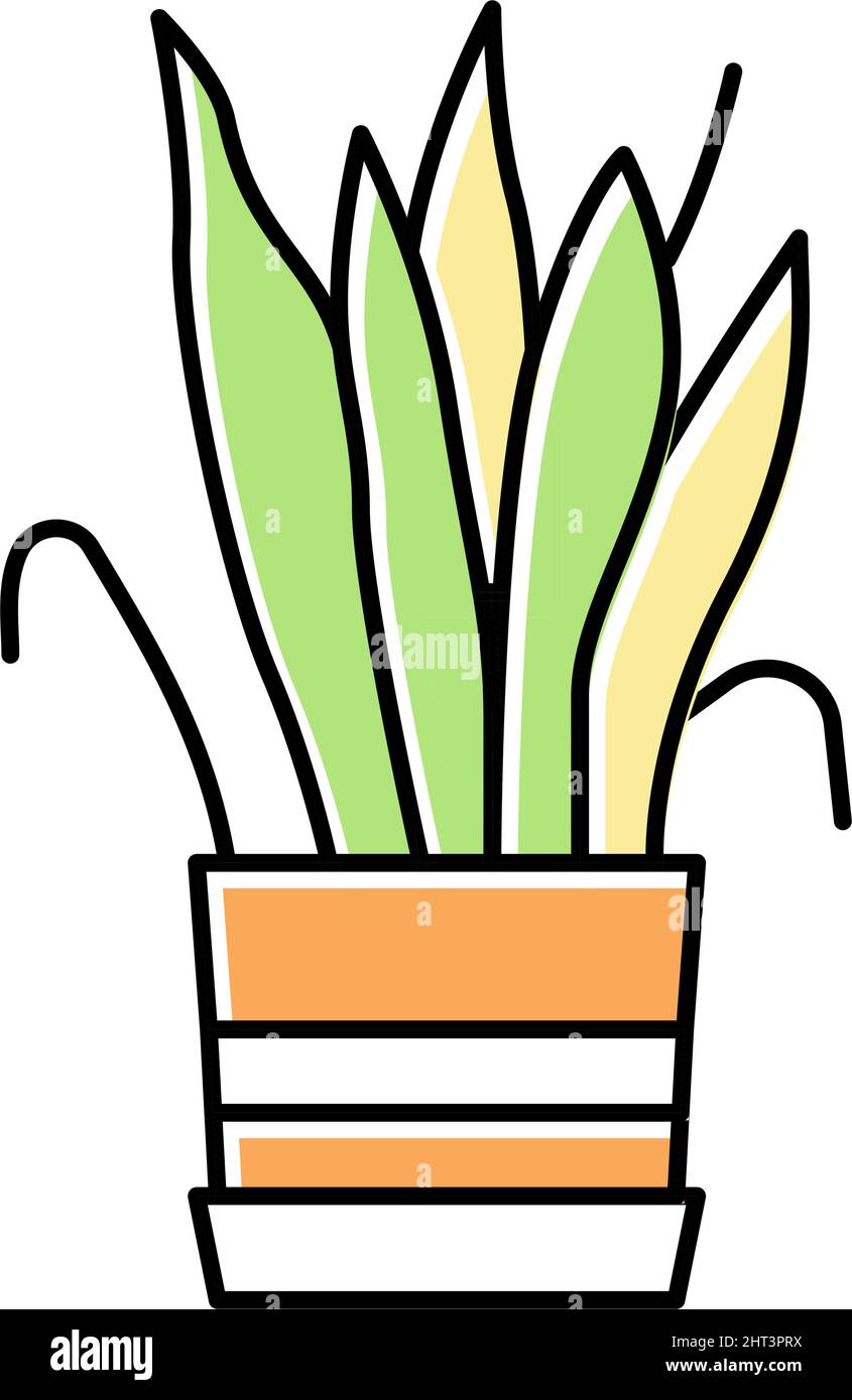 drying house plant color icon vector illustration Stock Vector Image ...