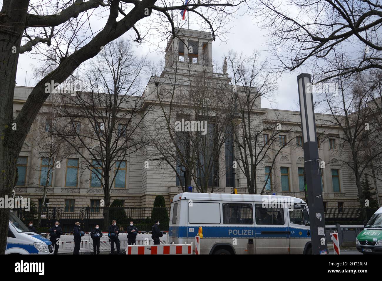 Russia´s invasion of Ukraine - Demonstration in front of the Russian ...