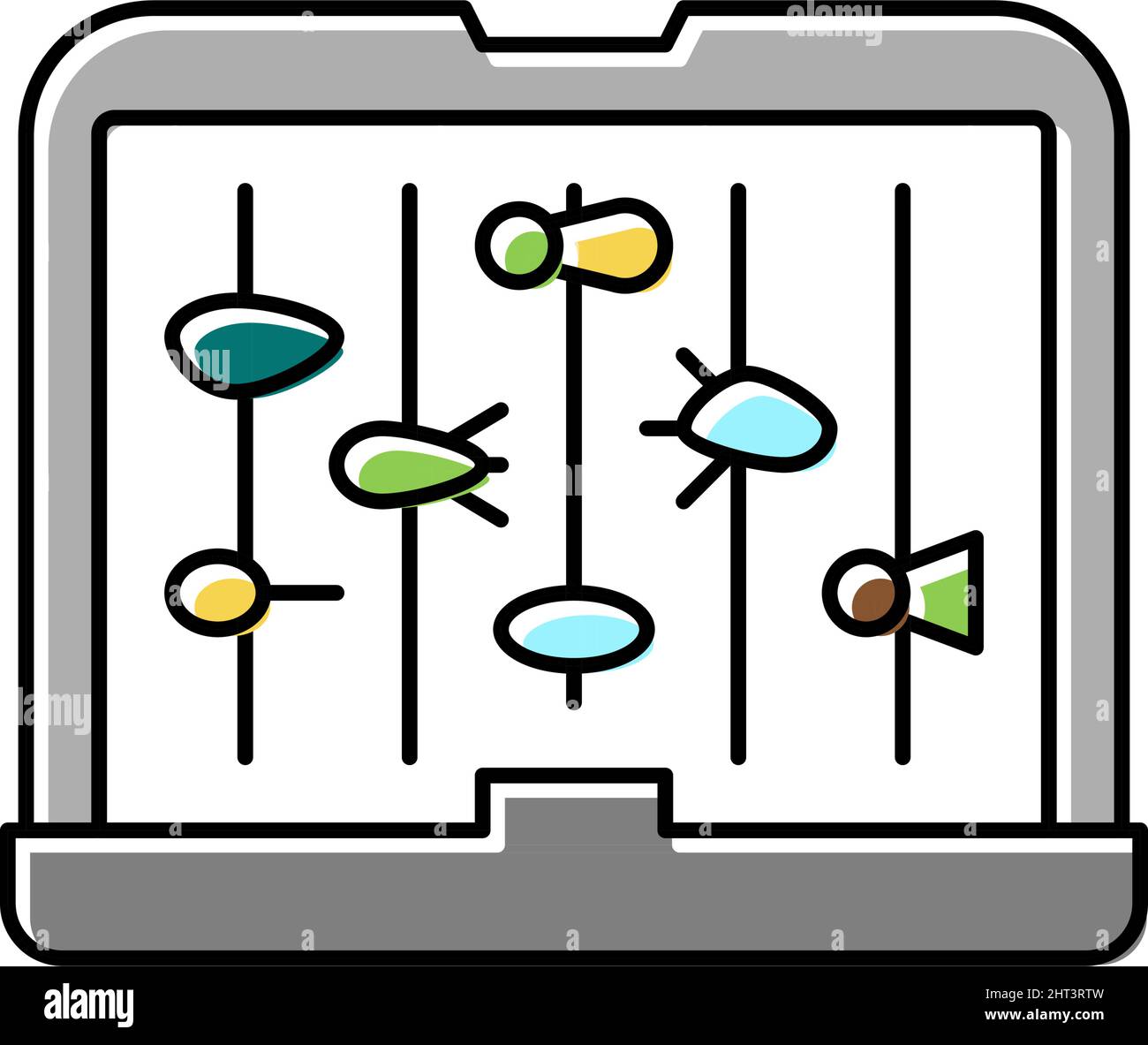 fly fishing box color icon vector illustration Stock Vector Image & Art ...