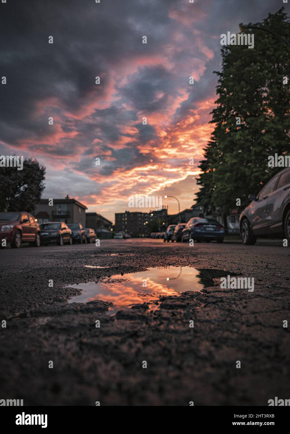 Vertical shot of a stunning sky with clouds Stock Photo - Alamy
