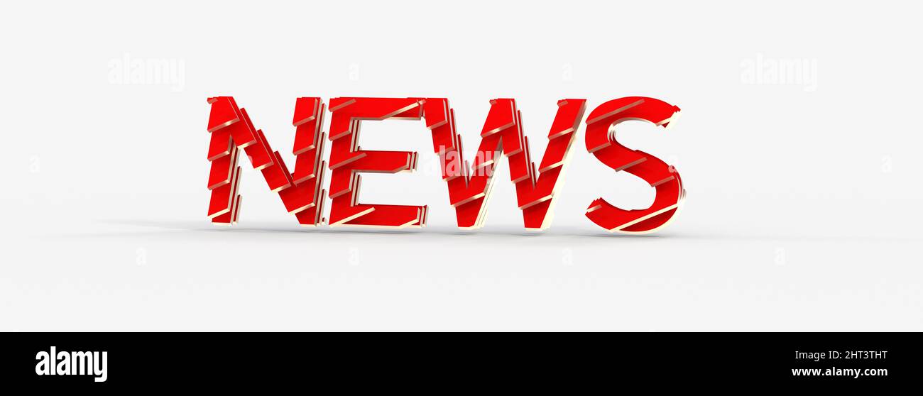 Illustration of the word "News" 3d on digital background Stock Photo ...