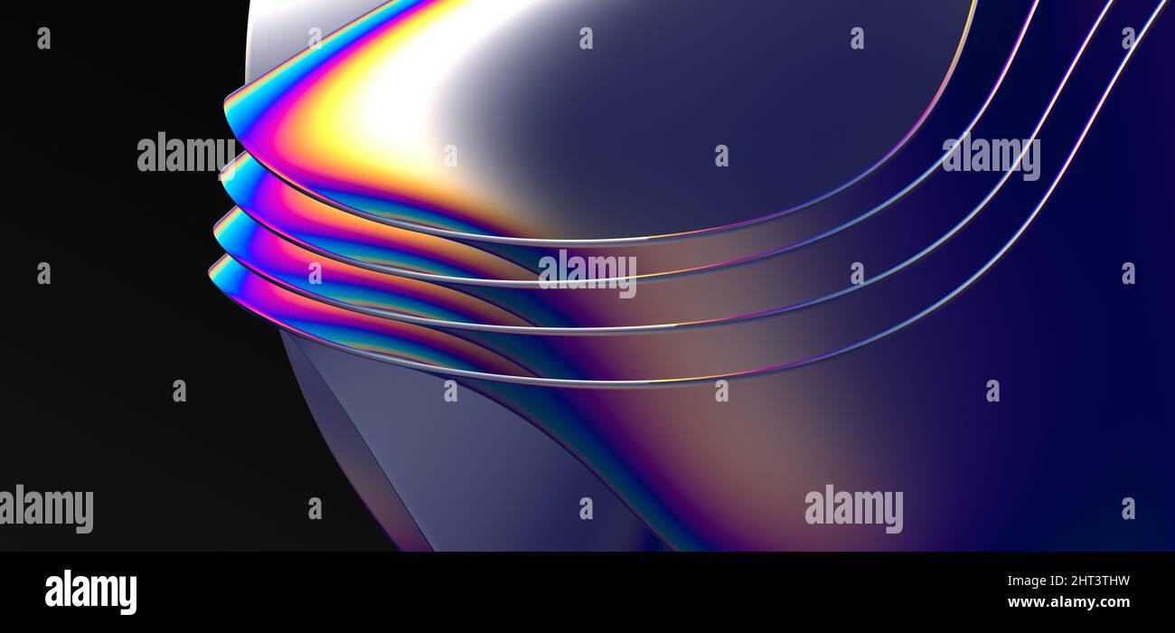 Illustration of an abstract stream wave Stock Photo - Alamy