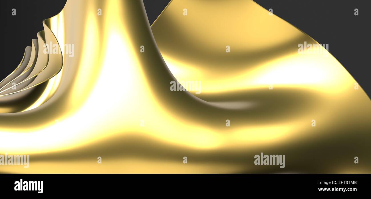 Illustration of an abstract stream wave Stock Photo - Alamy