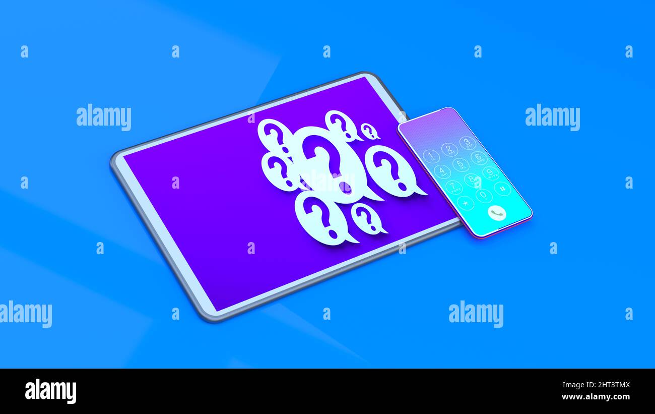 Businessman many question mark hi-res stock photography and images - Alamy