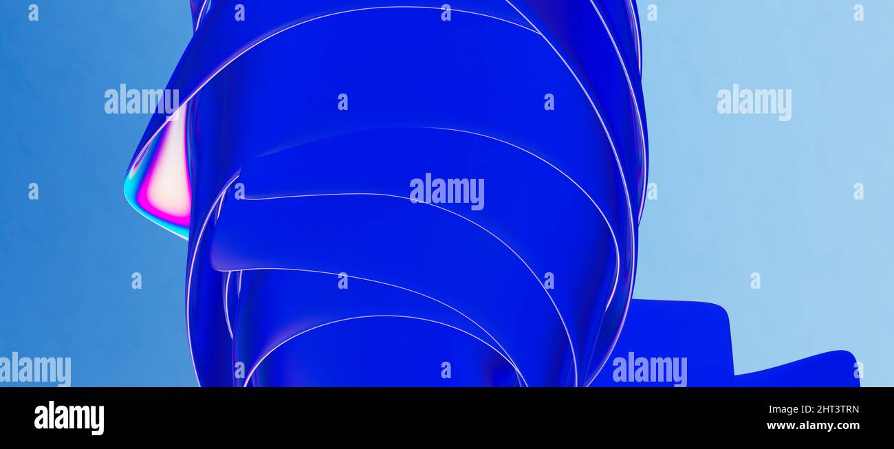 Illustration of an abstract stream wave Stock Photo - Alamy